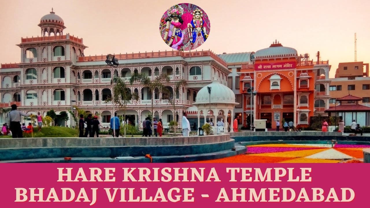 Hare Krishna Temple | Radha Madhav | Bhadaj Gaam | Ahmedabad #krishna # ...