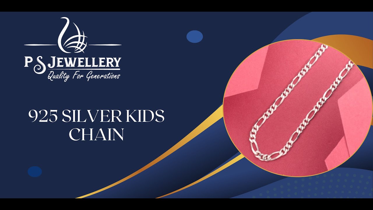TOP 10 LATEST 925 SILVER CHAIN FOR KIDS - YouTube