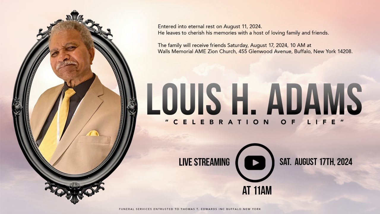 Celebration of Life Louis H. Adams - YouTube