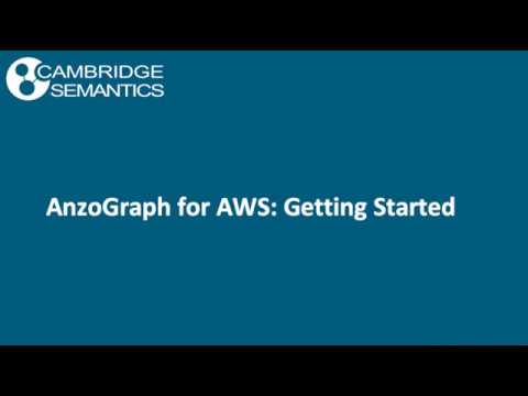 AnzoGraph for AWS - Getting Started - YouTube
