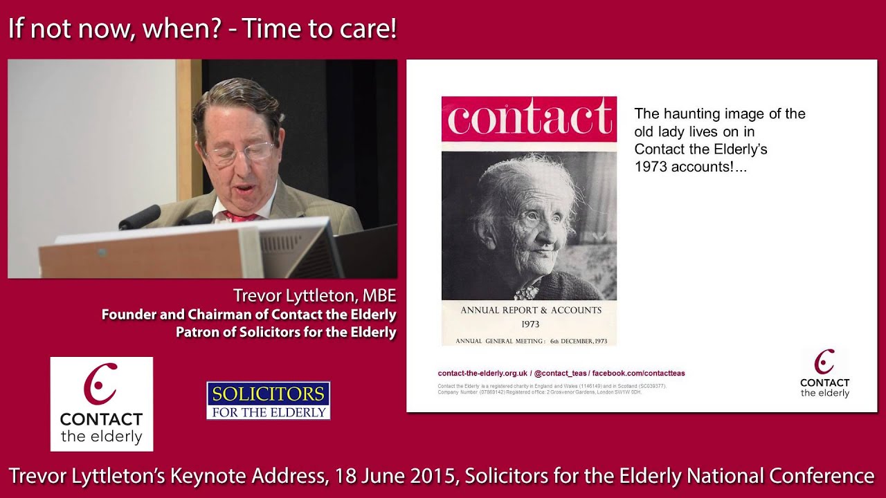 Trevor Lyttleton Keynote address, Solicitors for the Elderly National ...