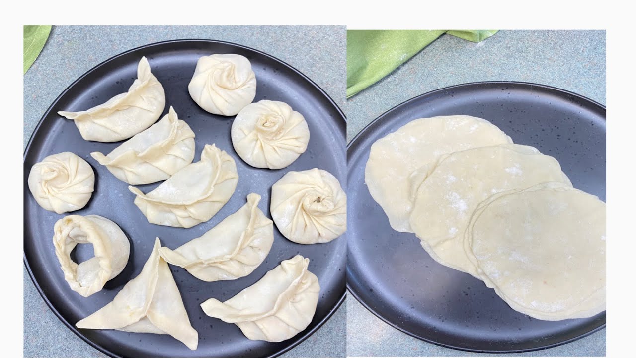 Dumpling Wrappers/ MOMO/Dim sum Wrappers/How to prepare dough & roll of ...