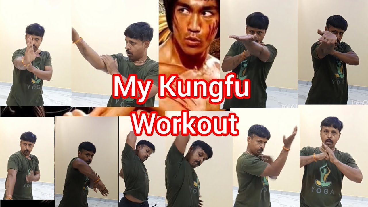 Kungfu Wingchun My workout ! Chain punch with elbo hit & BLOCKING ...