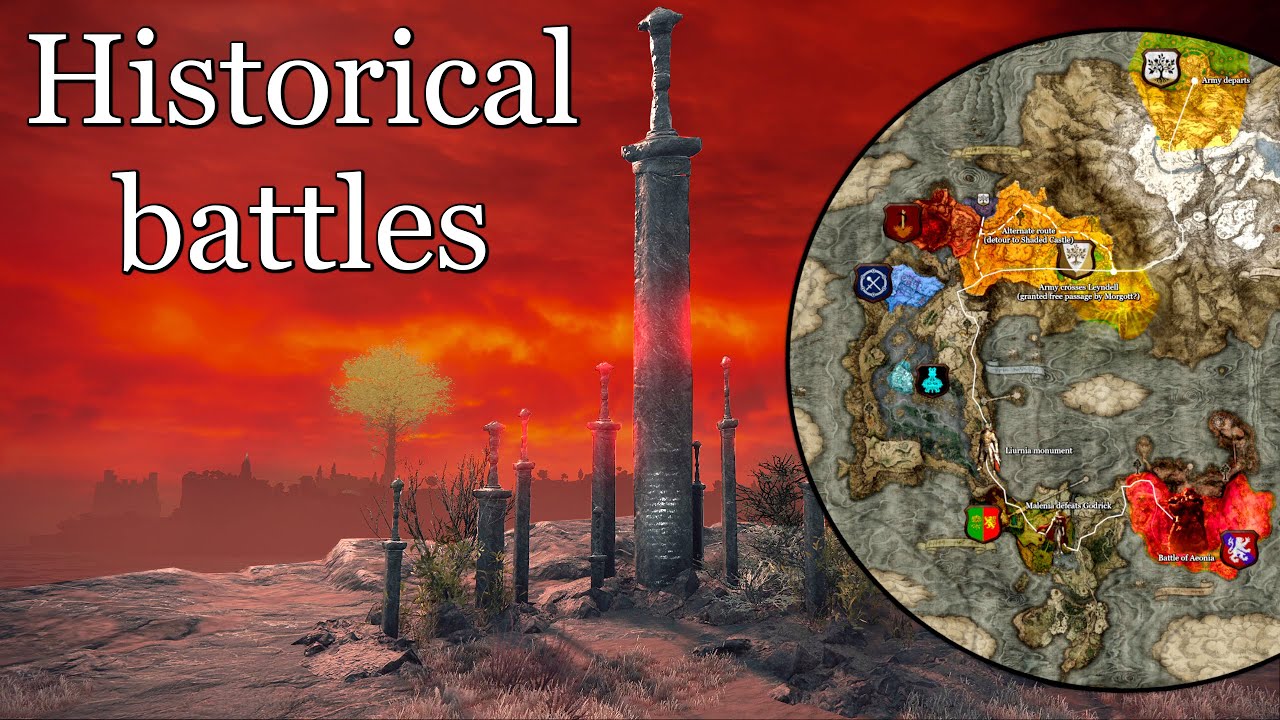 Sword Monuments : A timeline of military conflicts | Elden Ring Lore & Theories explained - YouTube