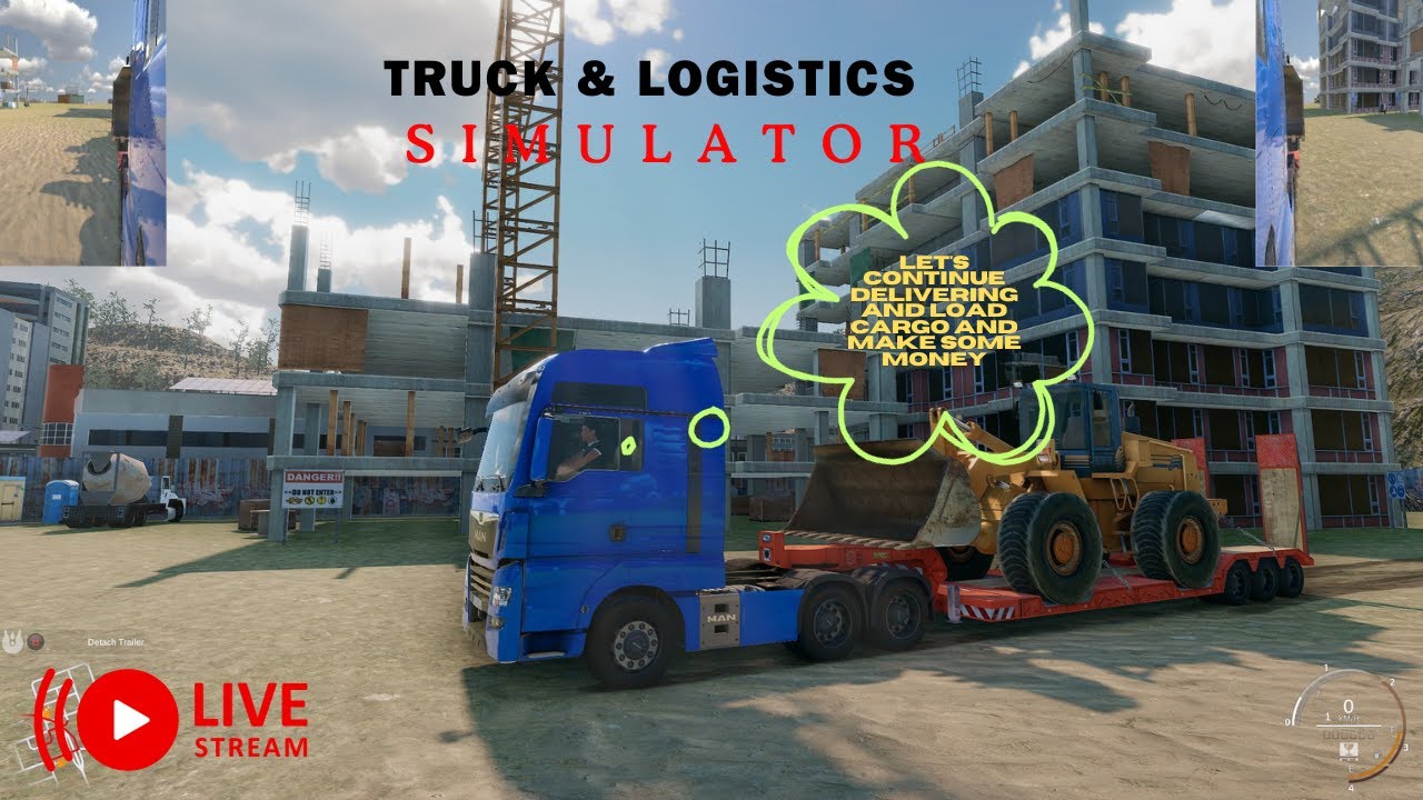 Truck and Logistics Simulator, Steam new gameplay, new update ...