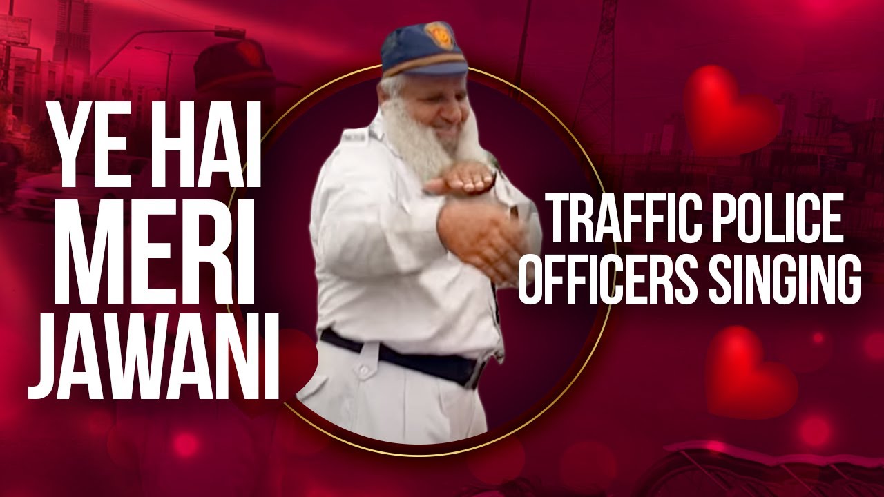 Karachi Traffic Police Officers Singing Beautiful Song in the Lovely ...