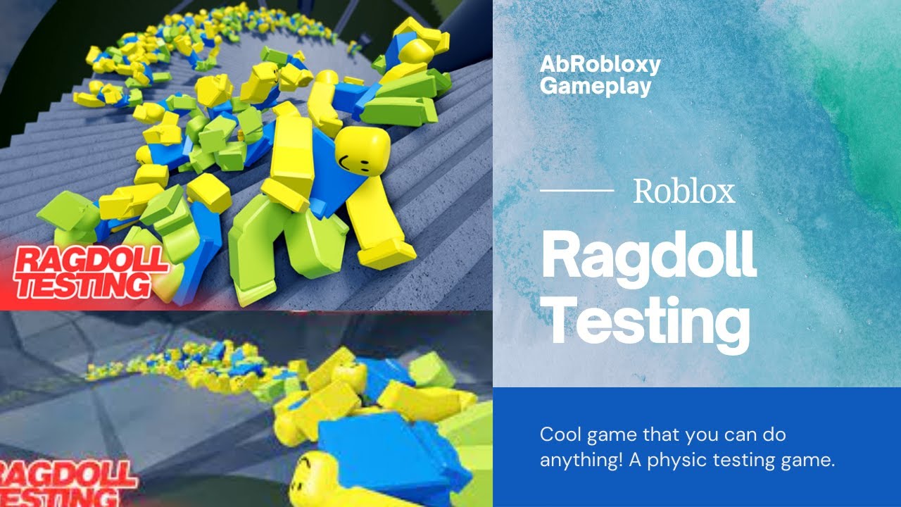 Playing Ragdoll Testing! - Roblox Gameplay - Ab'sRoblox - YouTube