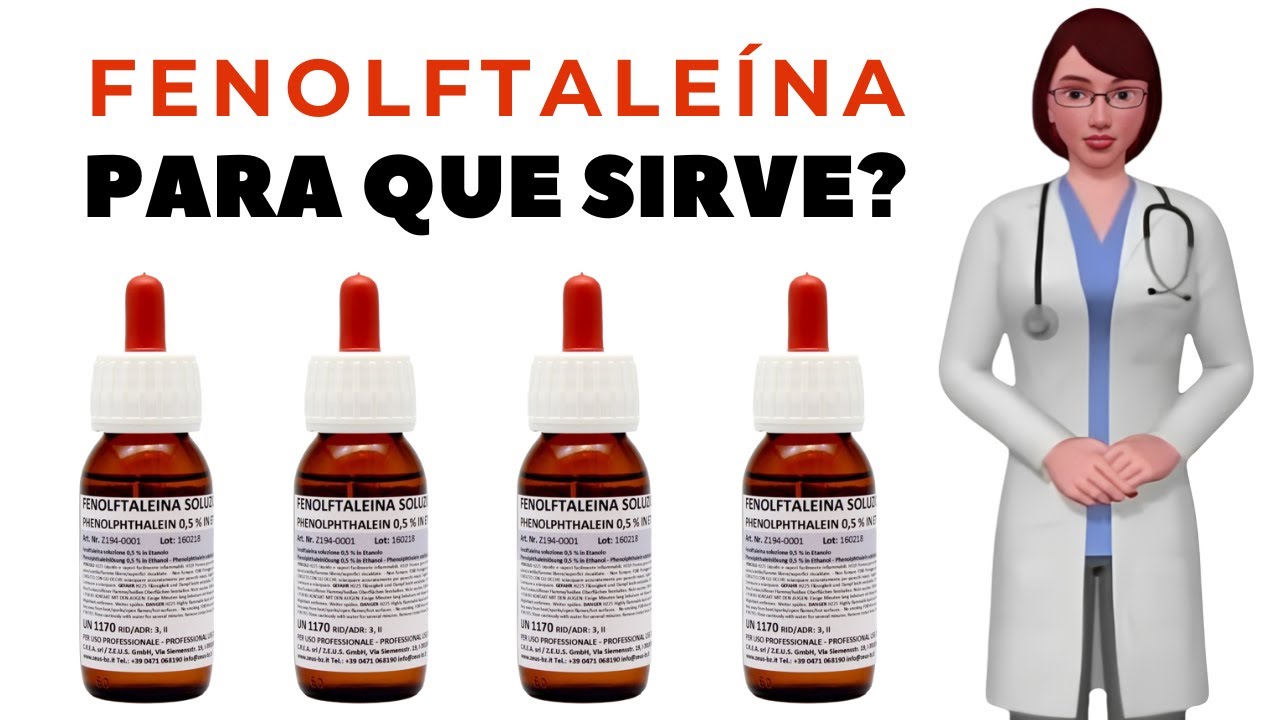 FENOLFTALEÍNA para qué sirve, cuándo y cómo usar fenolftaleína solución ...