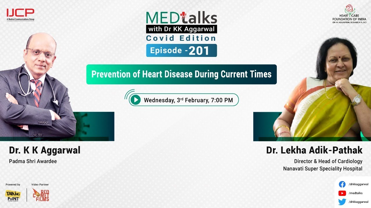 Medtalks with Dr KK : Dr Lekha Pathak on Prevention of Heart Disease ...