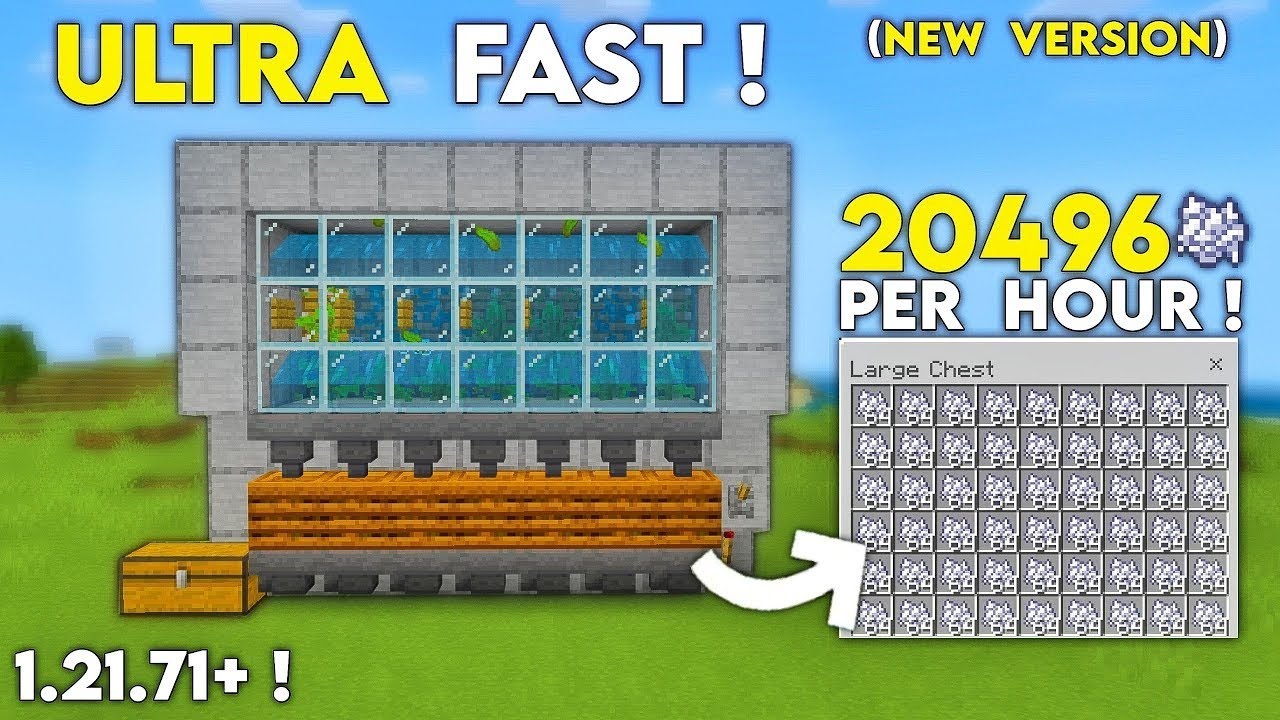 INSANE 1.21 ZERO TICK KELP FARM TUTORIAL - YouTube