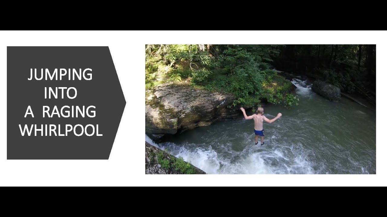 Jumping Into A Raging Whirlpool - YouTube