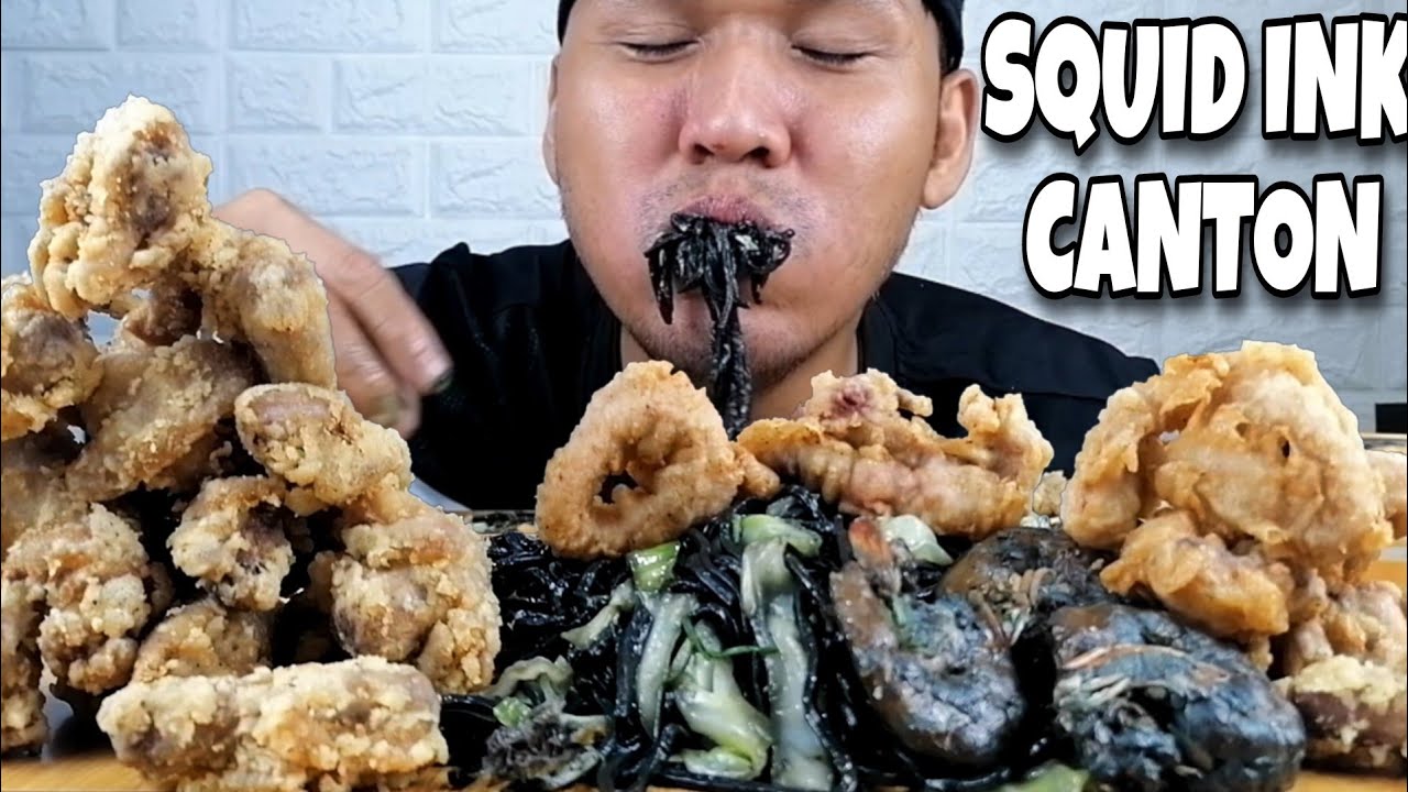 SQUID INK CANTON BY EXCELLENT PANCIT CANTON - YouTube