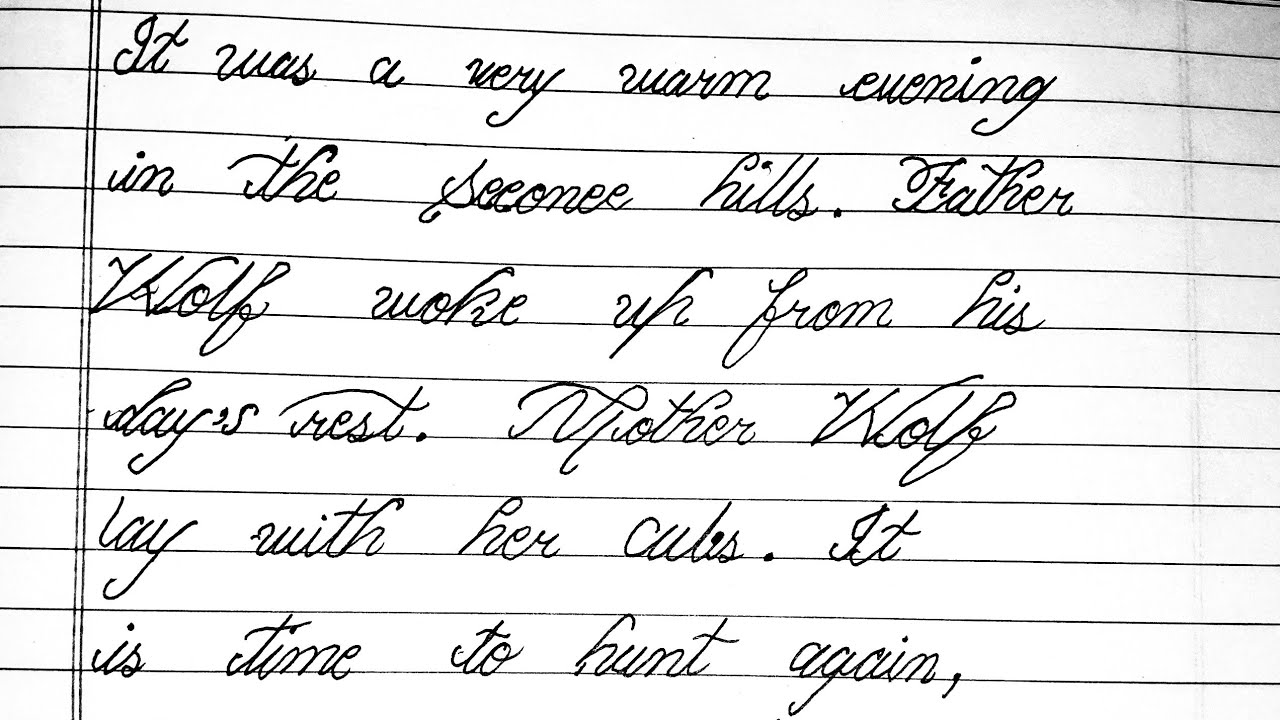 #Mowgli #calligraphy #cursive #reels #shorts #education Dhruva's ...