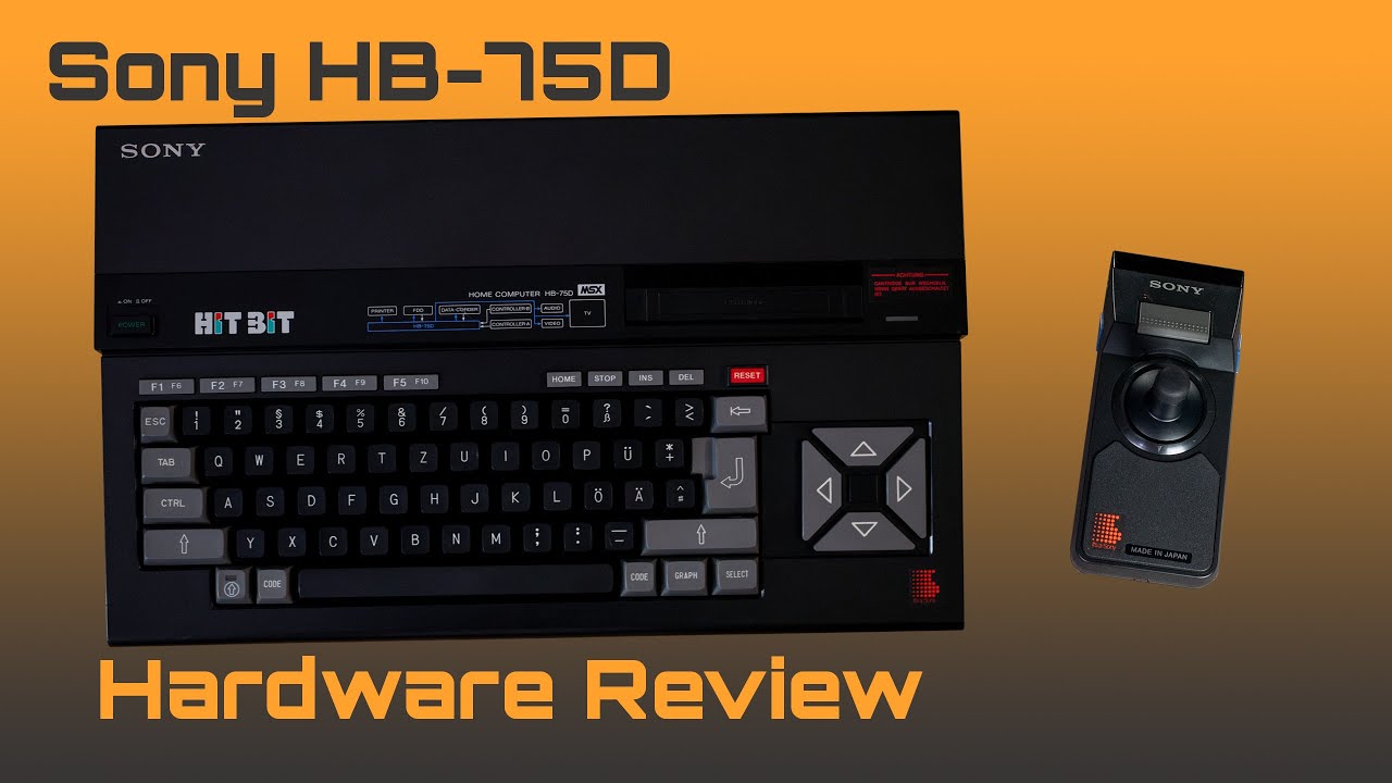 Sony HB-75D: Beliebter Klassiker (MSX Hardware Review) - YouTube