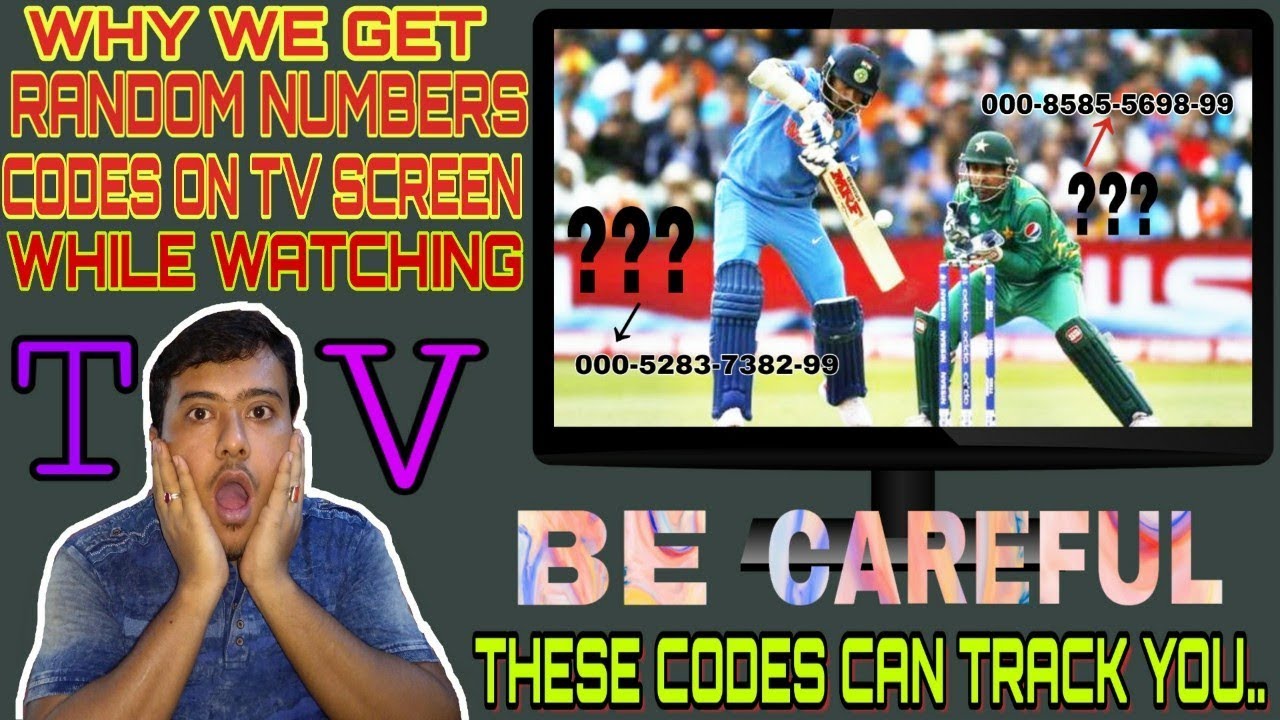 WHY WE GET RANDOM NUMBERS CODES ON TV SCREEN WHILE WATCHING ANYTHING ON ...