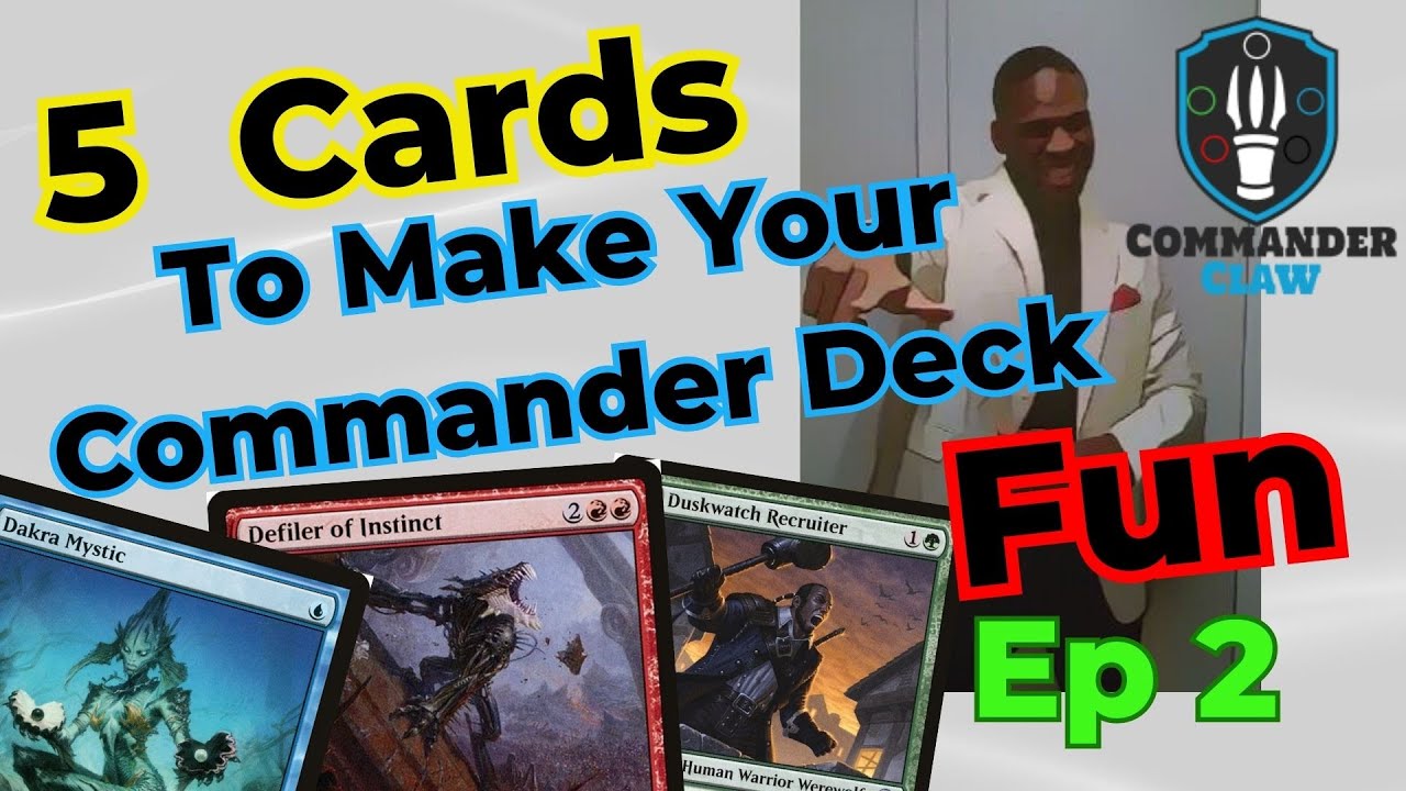 5 Cards To Make Your Commander Decks FUN | Episode 2 | #EDH - YouTube