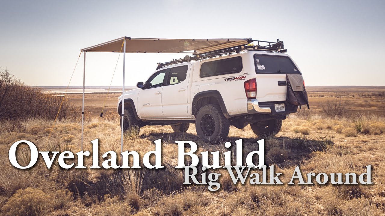 Toyota Tacoma Walk Around - DIY Drawer System with a Kitchen !!! - YouTube