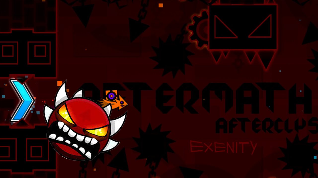 (EXTREME DEMON) "Aftermath" by Exenity \\ Geometry Dash - YouTube