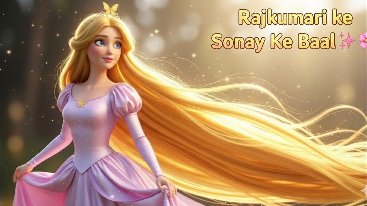 “Princess Catherine’s Magical Golden Hair | Hindi Fairy Tale Story for ...