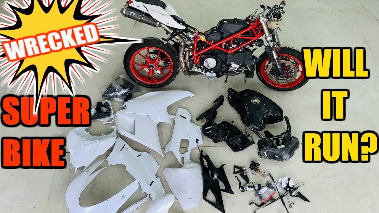 Rebuilding My Wrecked Ducati SuperBike That I Bought At Copart Part 2 ...