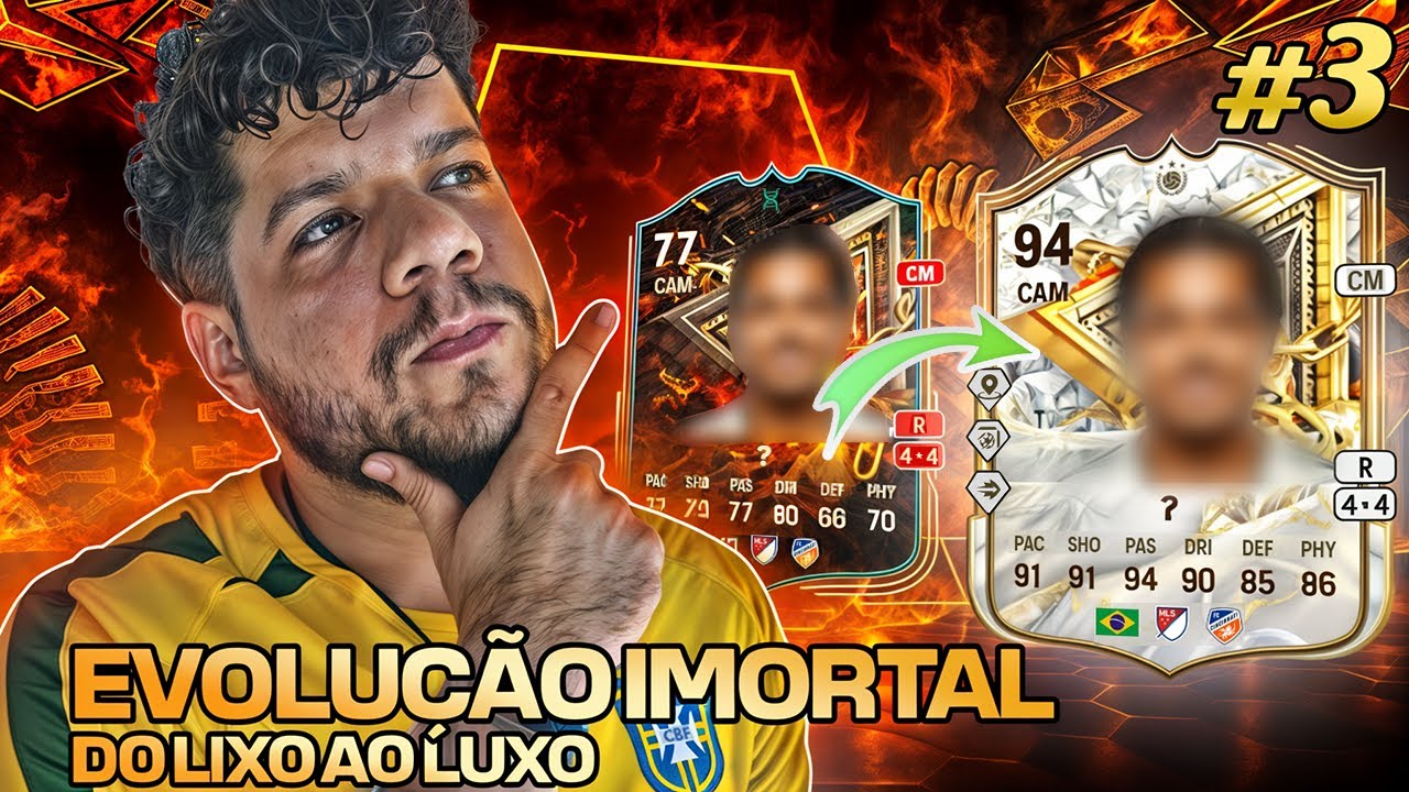 EAFC 25: ESCOLHEMOS O JOGADOR PARA A EVOLUÇÃO IMORTAL! ELE VAI VIRAR UM ...