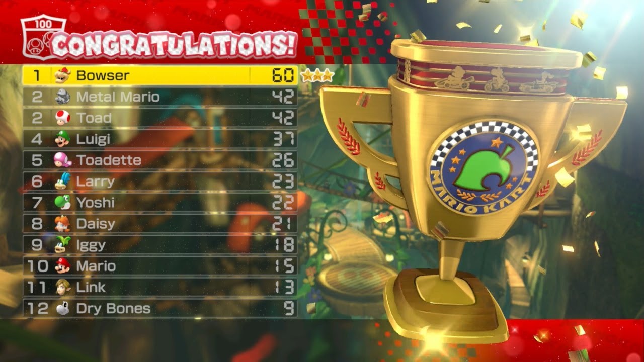 Mario Kart 8 Deluxe [Crossing Cup] [100cc] [3 Star] [Gold Trophy] - YouTube