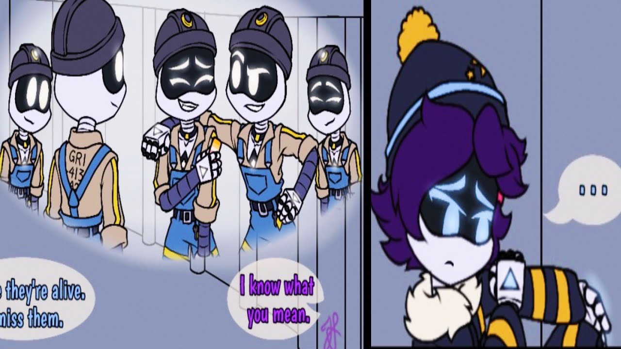 "Uzi, why are you so sad?" MURDER DRONES | comic dub RETRO style animation - YouTube