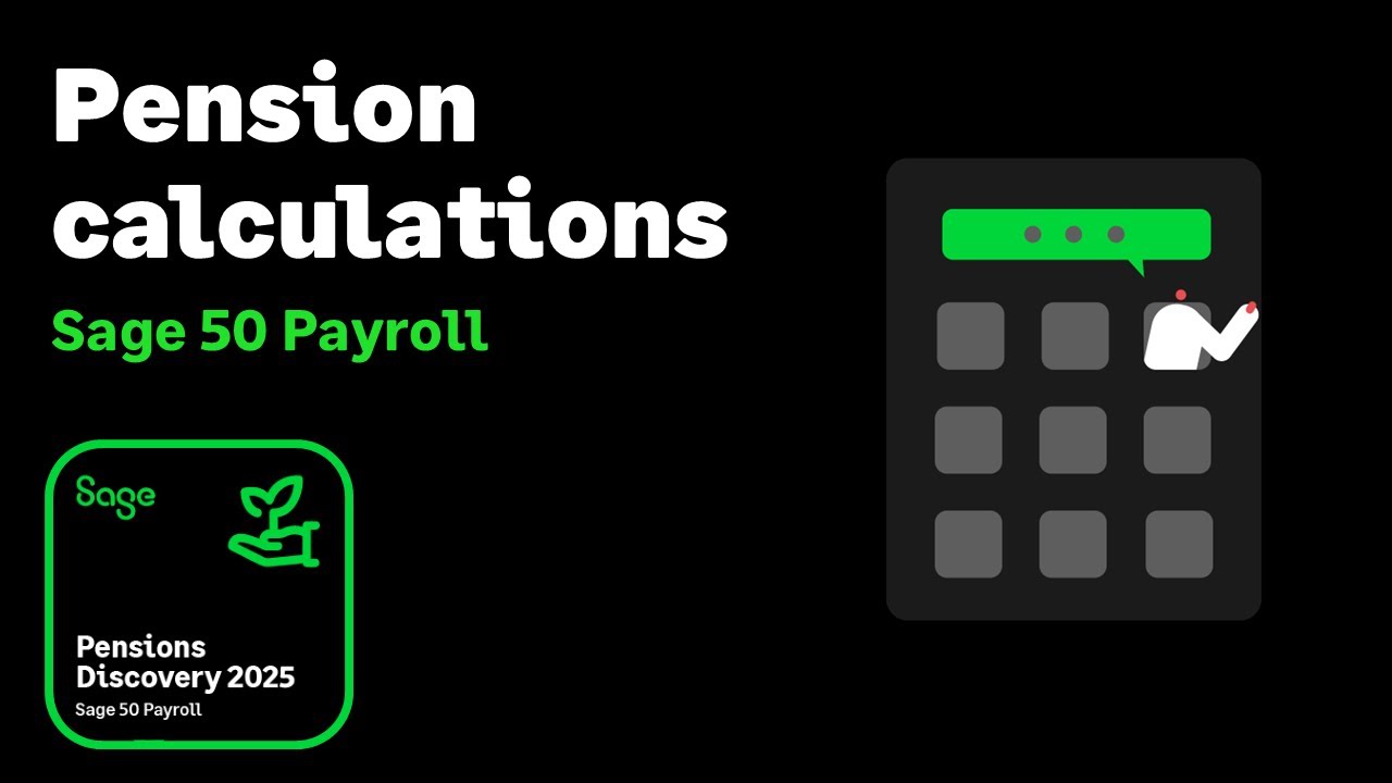 Sage 50 Payroll (UK) - Pension calculations - YouTube