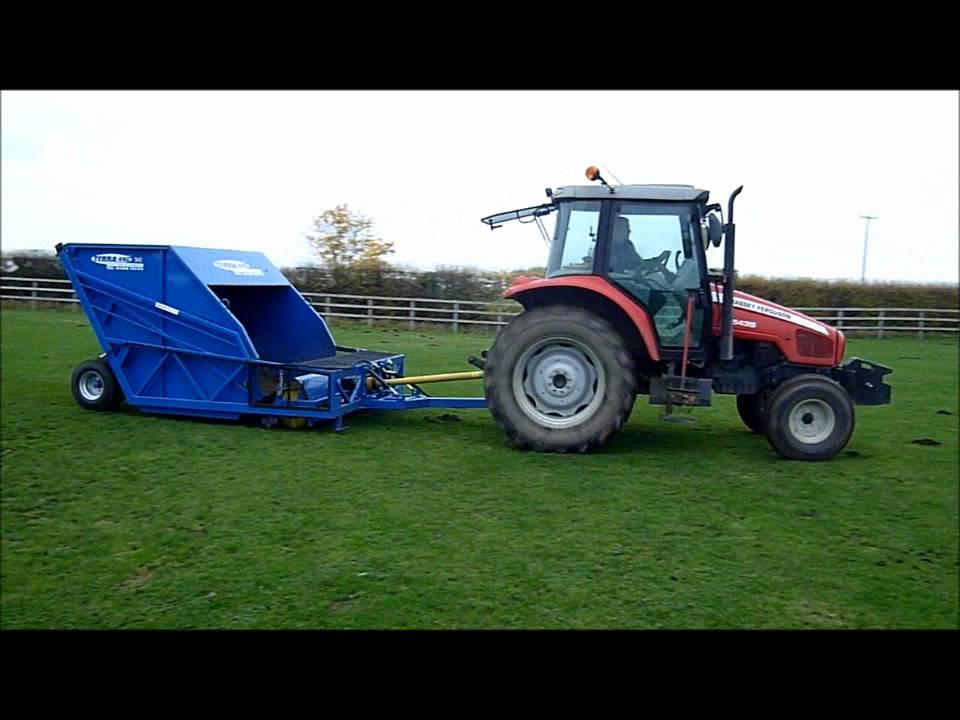 Terra-Vac Sweeper 7.0 Paddock Cleaner - YouTube