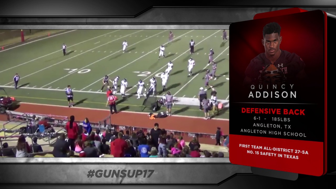 #GunsUp17 National Signing Day - Quincy Addison - YouTube