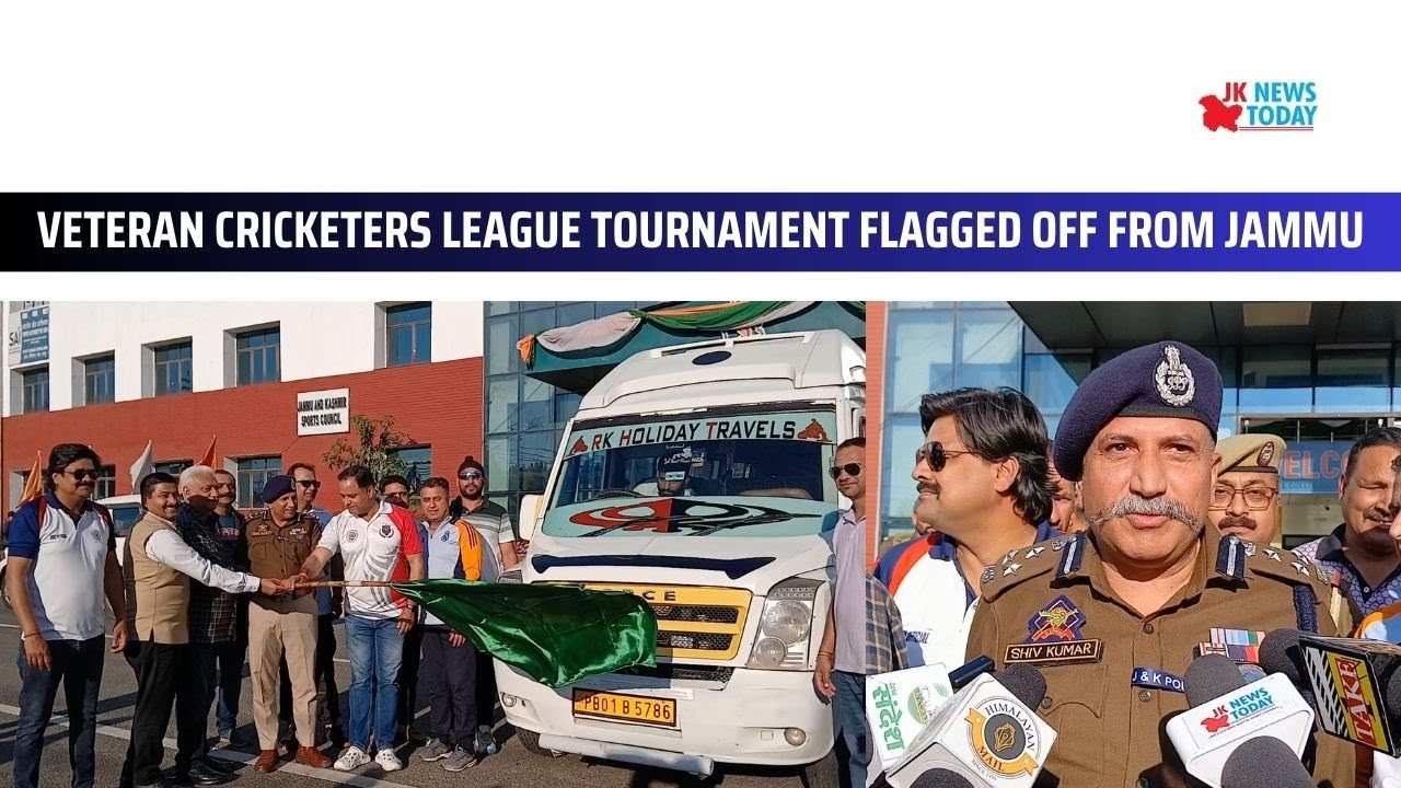 Veteran cricketers league tournament flagged off from Jammu | JK News ...