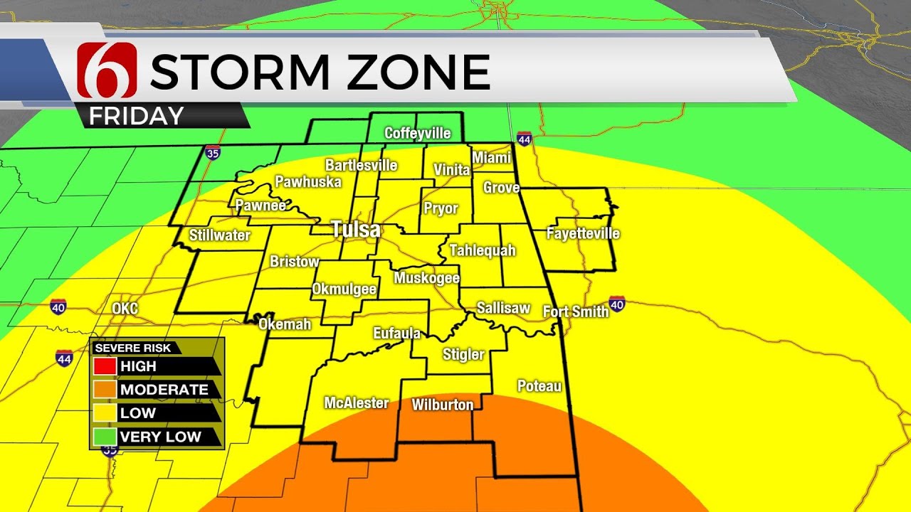 Strong To Severe Thunderstorm Chances Return Friday - YouTube