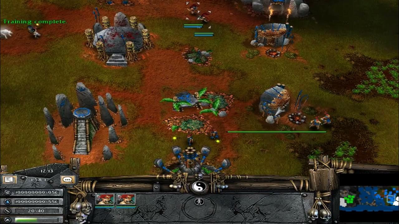 BATTLE REALMS WOLF VS WOOLF WITH CHEAT ENGINE - YouTube