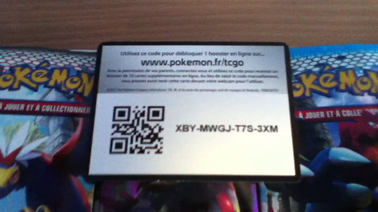 CODE EN LIGNE POKEMON TCGO - YouTube