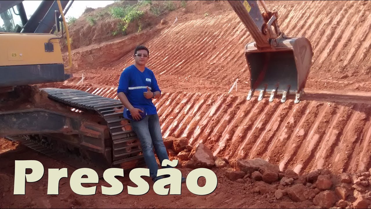 aula, tutorial, corte de Talude, rampa com escavadeira hidráulica - YouTube