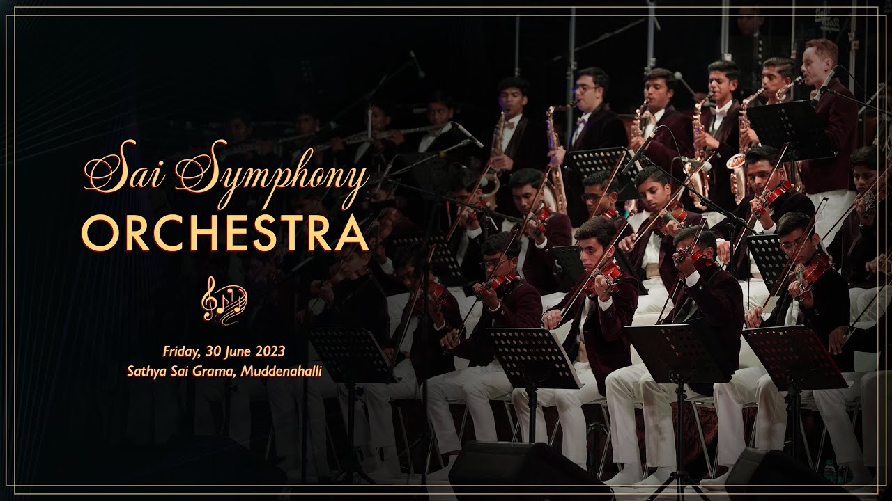 Musical Performance by Sai Symphony Orchestra || Live From Muddenahalli ...