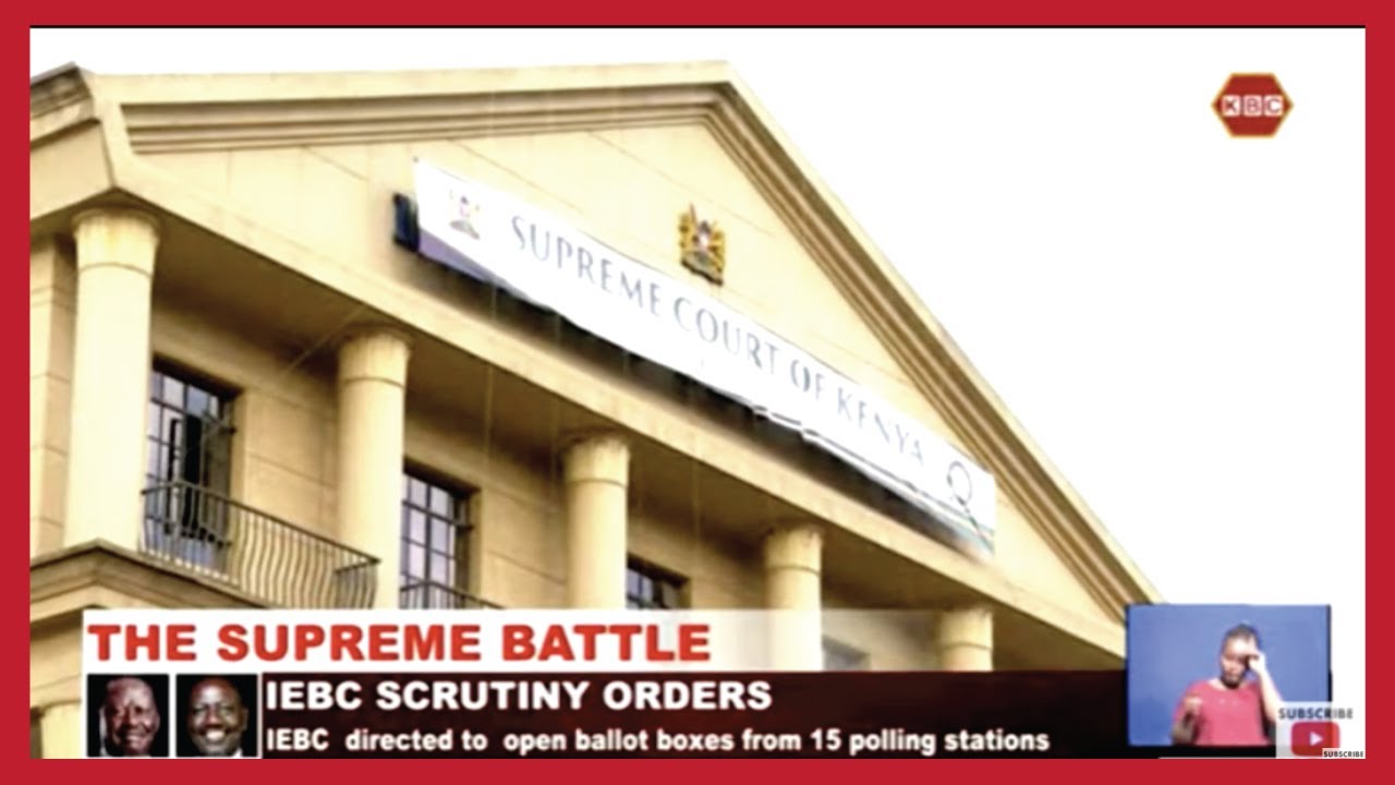 IEBC directed to open ballot boxes from 15 polling stations - YouTube