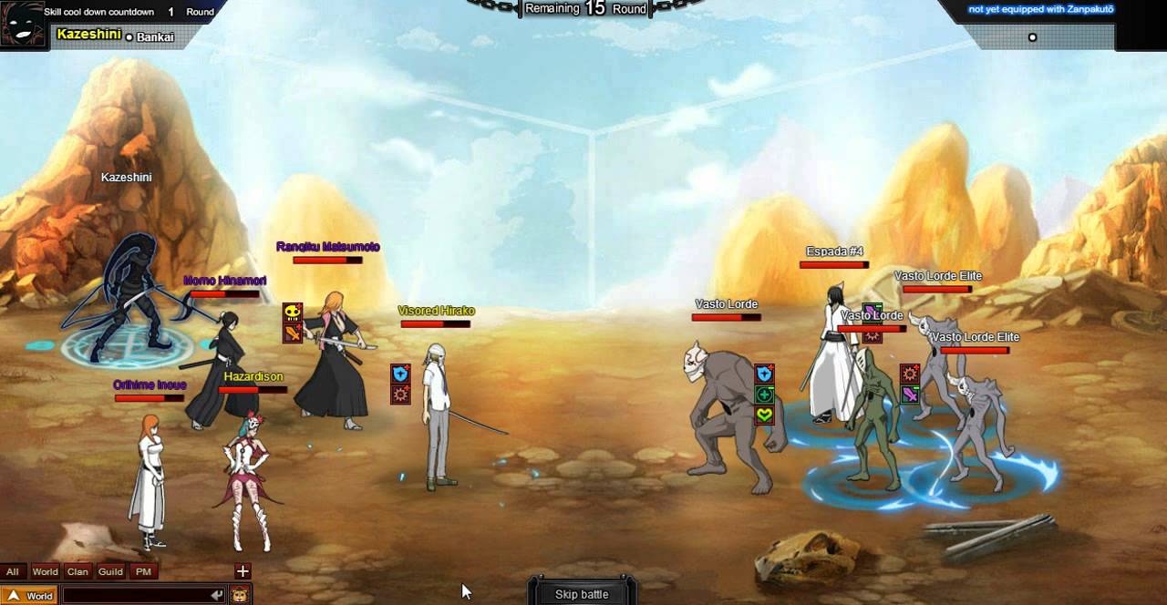 Bleach Online (Hollow Soul Map Espada #4) Gameplay - YouTube