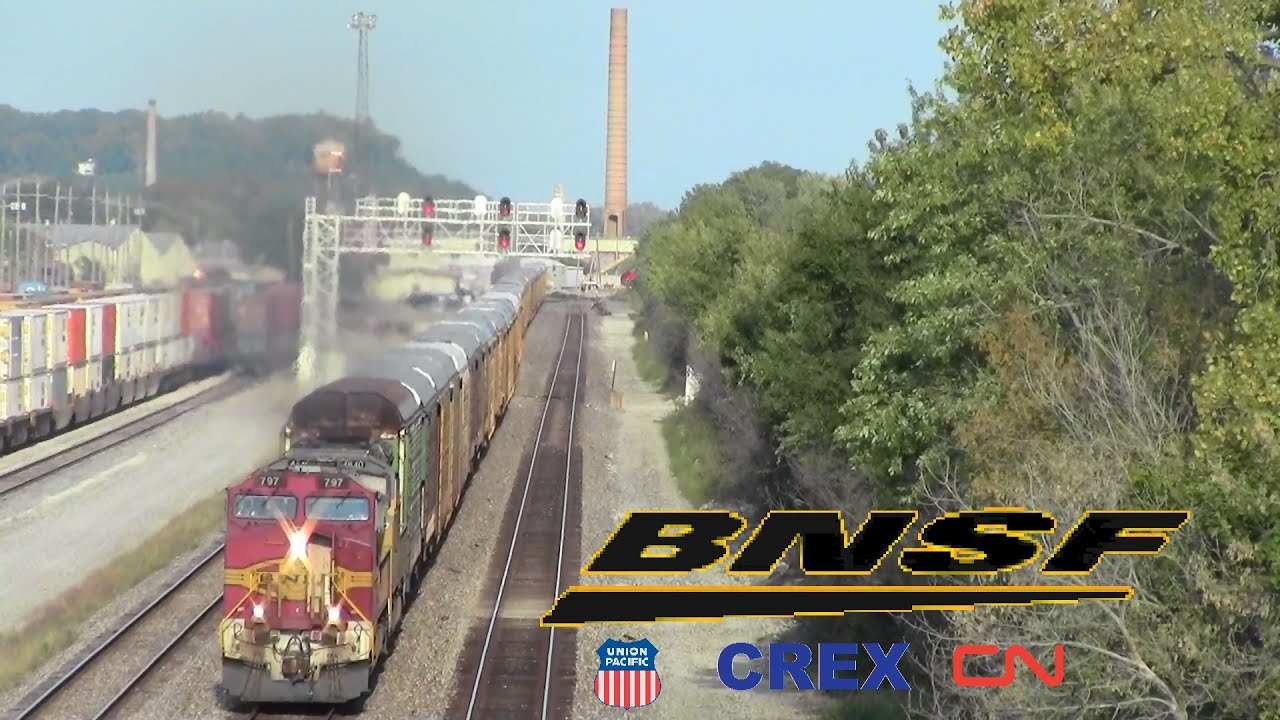 A Day on the BNSF in Ft Madison, IA - YouTube