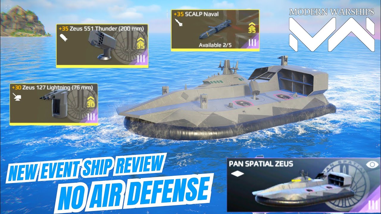 Modern Warships Pan Spatial ZEUS - New Event Ship Review | Im Time ...