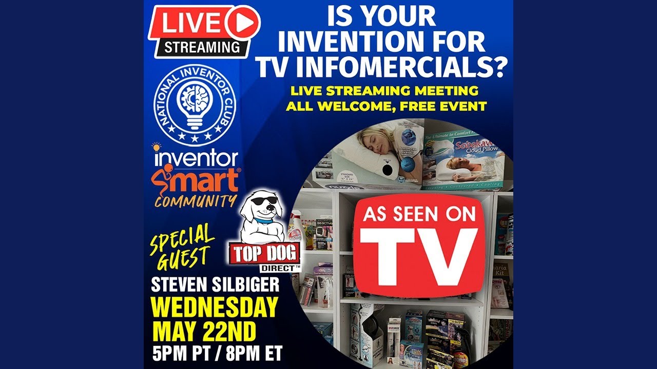 Is Your Invention or Idea for TV Infomercials? All Welcome Live ...