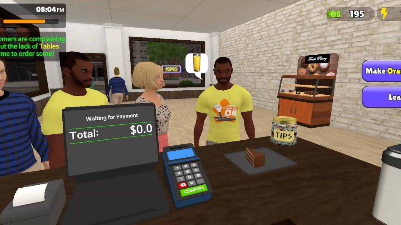 My Cafe Simulator #1 - YouTube