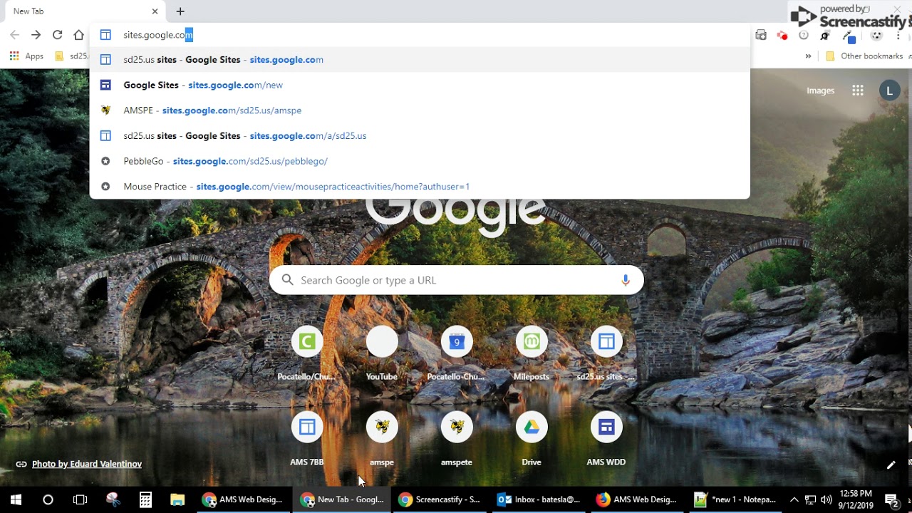 Open New Google Sites - YouTube