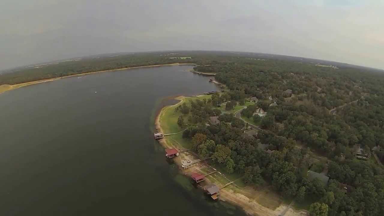 First Drone Flight: Lake Athens, Texas Labor Day 2013 - YouTube