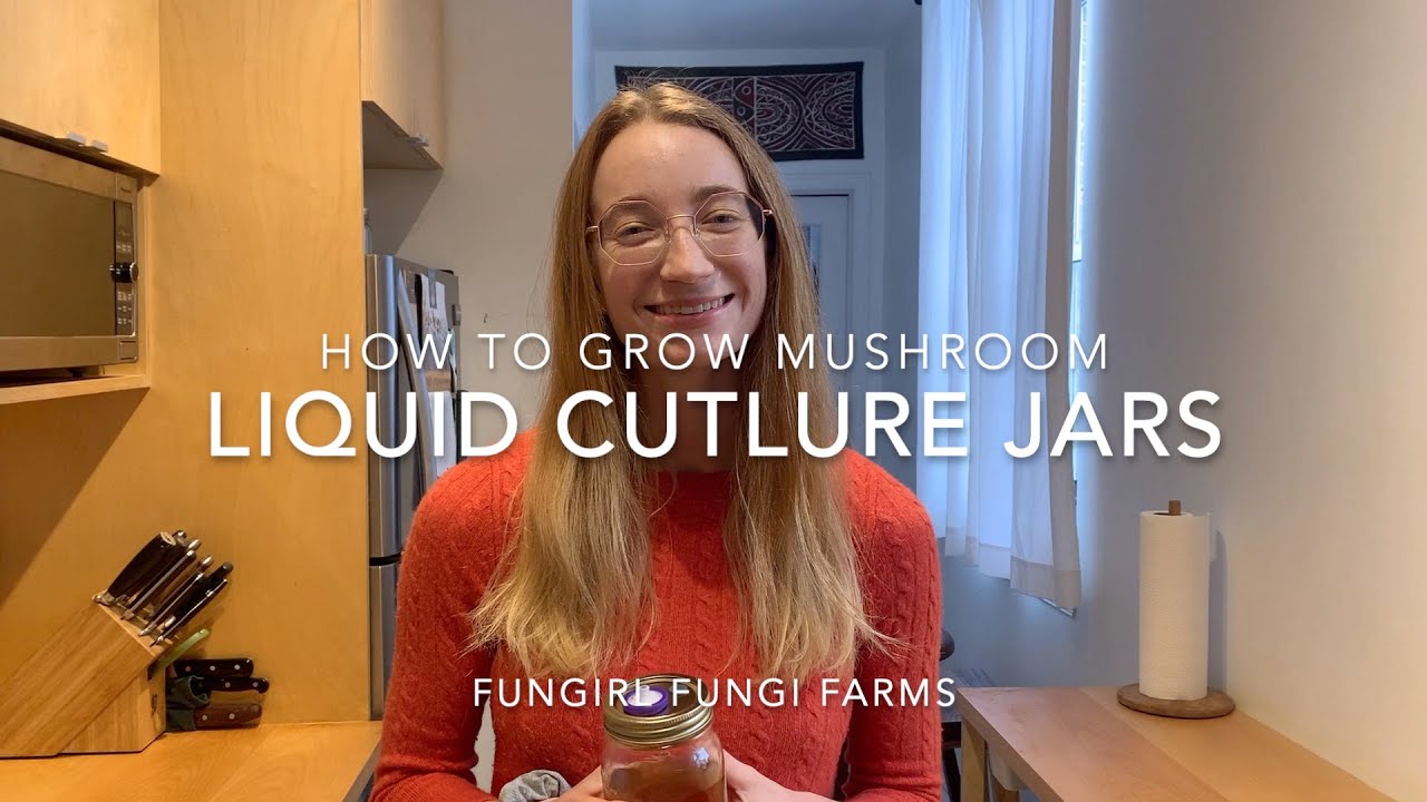 Liquid Culture Jars for Growing Mushroom Mycelium - YouTube