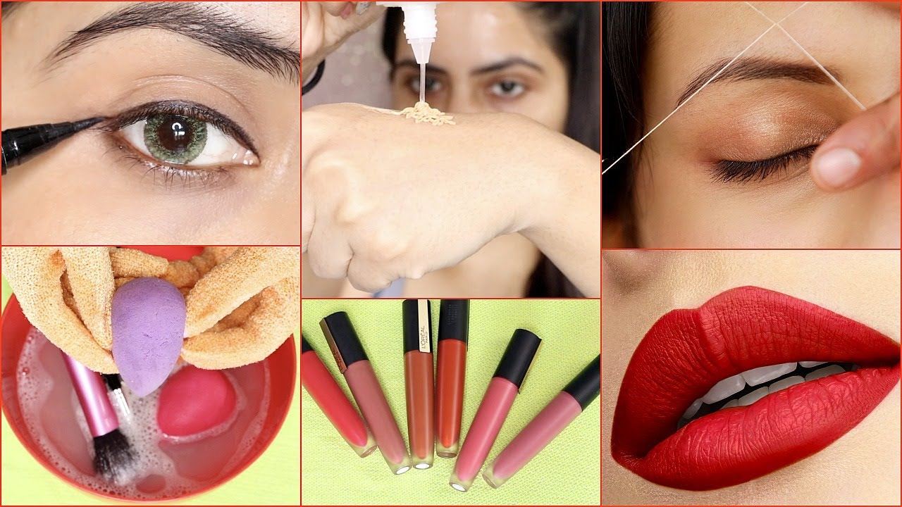 #6 GIRLY HACKS YOU DIDN’T KNOW BEFORE | Easy Life Saving Beauty #Hacks ...