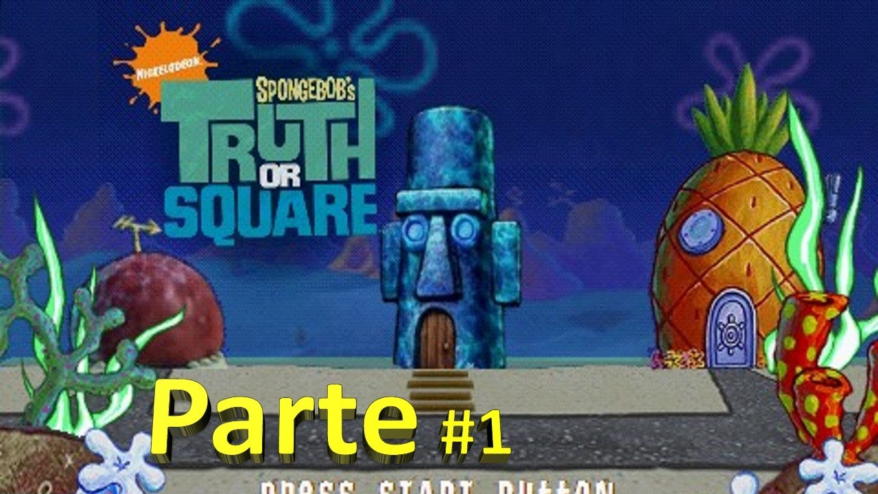 spongebob's truth or square gameplay part#1 - YouTube