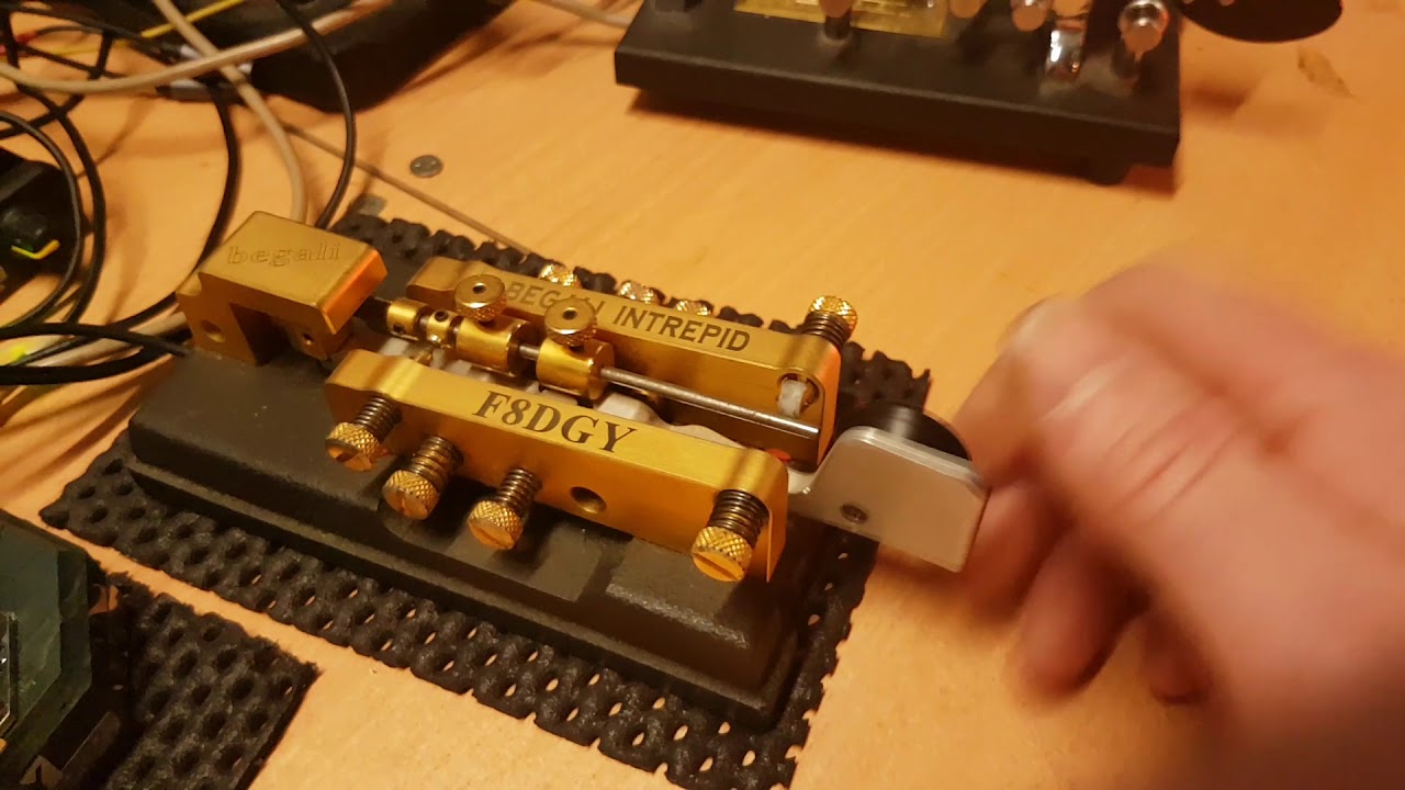 Rw9wk ra4lf ua9cuj qso f8dgy on BEGALI INTREPID and VIBROPLEX BUG - YouTube