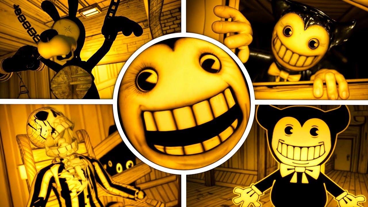 Out of the Ink Machine NEW Update - All Jumpscares + Ending (BATIM Mod ...