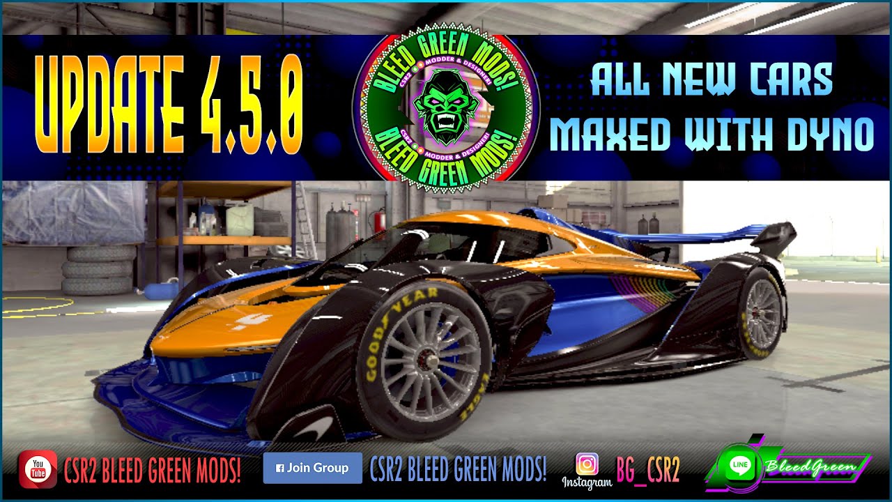 CSR2 - Update 4.5.0 All New Cars (Maxed with Dyno) - YouTube